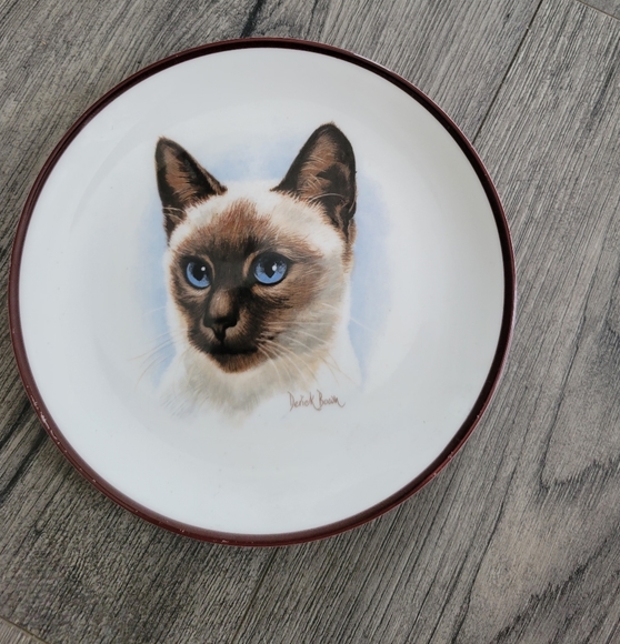 Coalport | Accents | Coalport Decorative Plate With A Beautiful Siamese ...